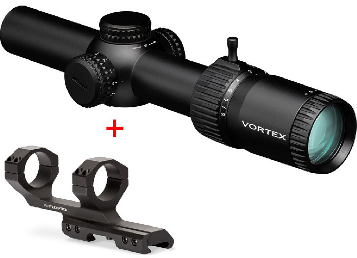 Vortex Strike Eagle 1-8x kikarsikte + Fäste Vortex Cantilever :: Aj vapen